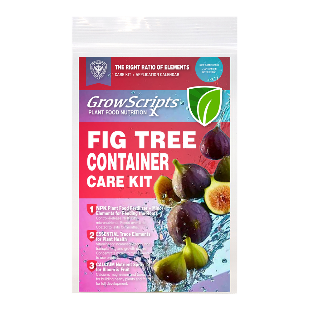 3-in-1 Fig Tree Fertilizer Kit for Indoor Container Figs – GrowScripts
